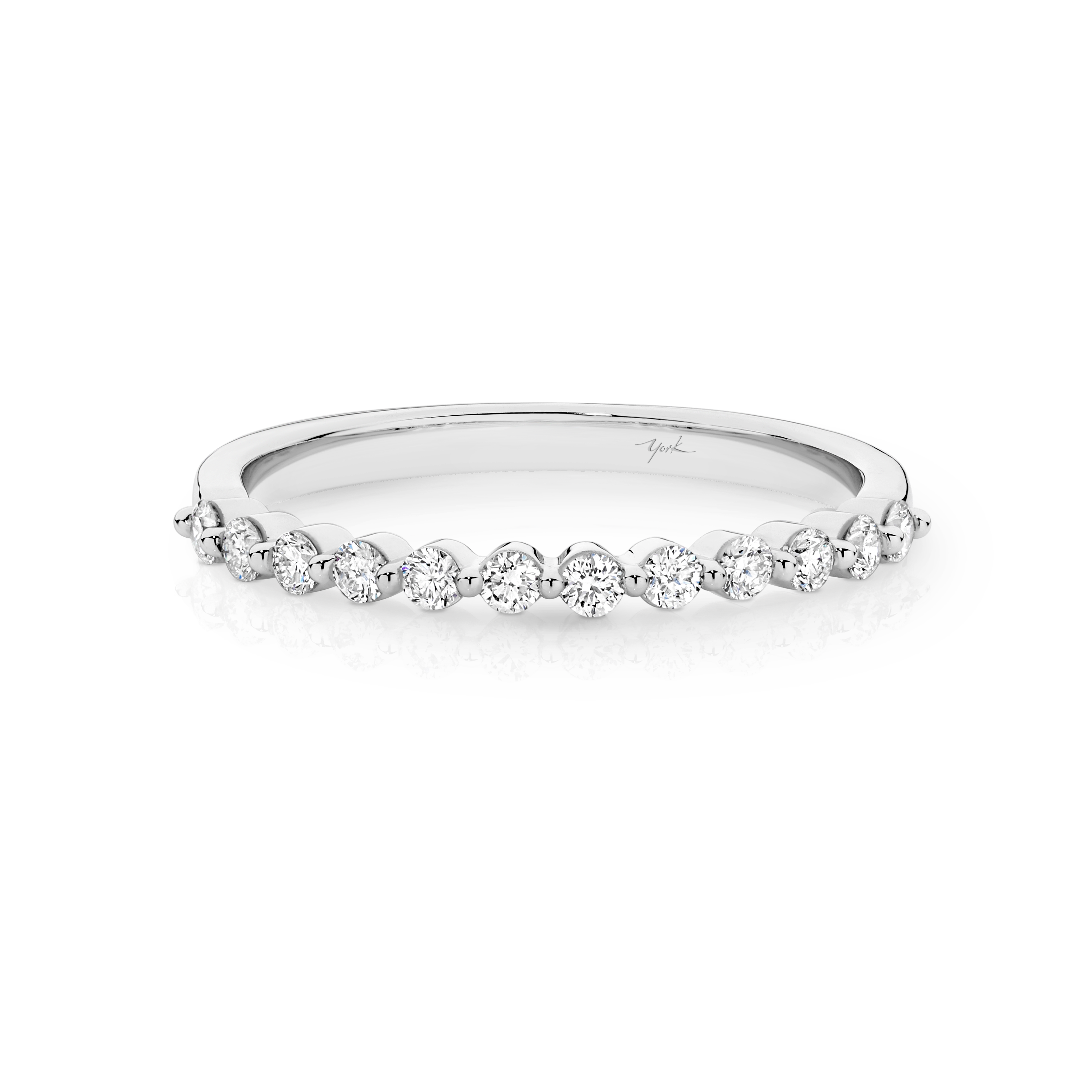 Round Brilliant Cut Diamond Claw Set Wedding Ring – York Jewellers AU