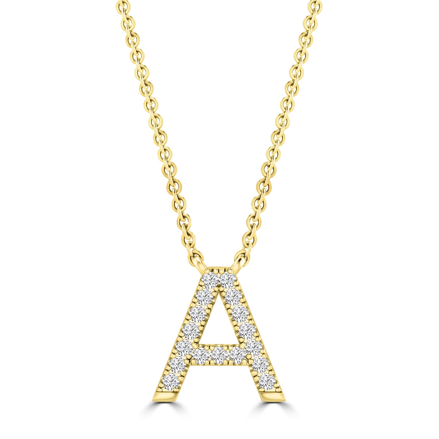 Diamond Initial Pendant & Chain – York Jewellers AU