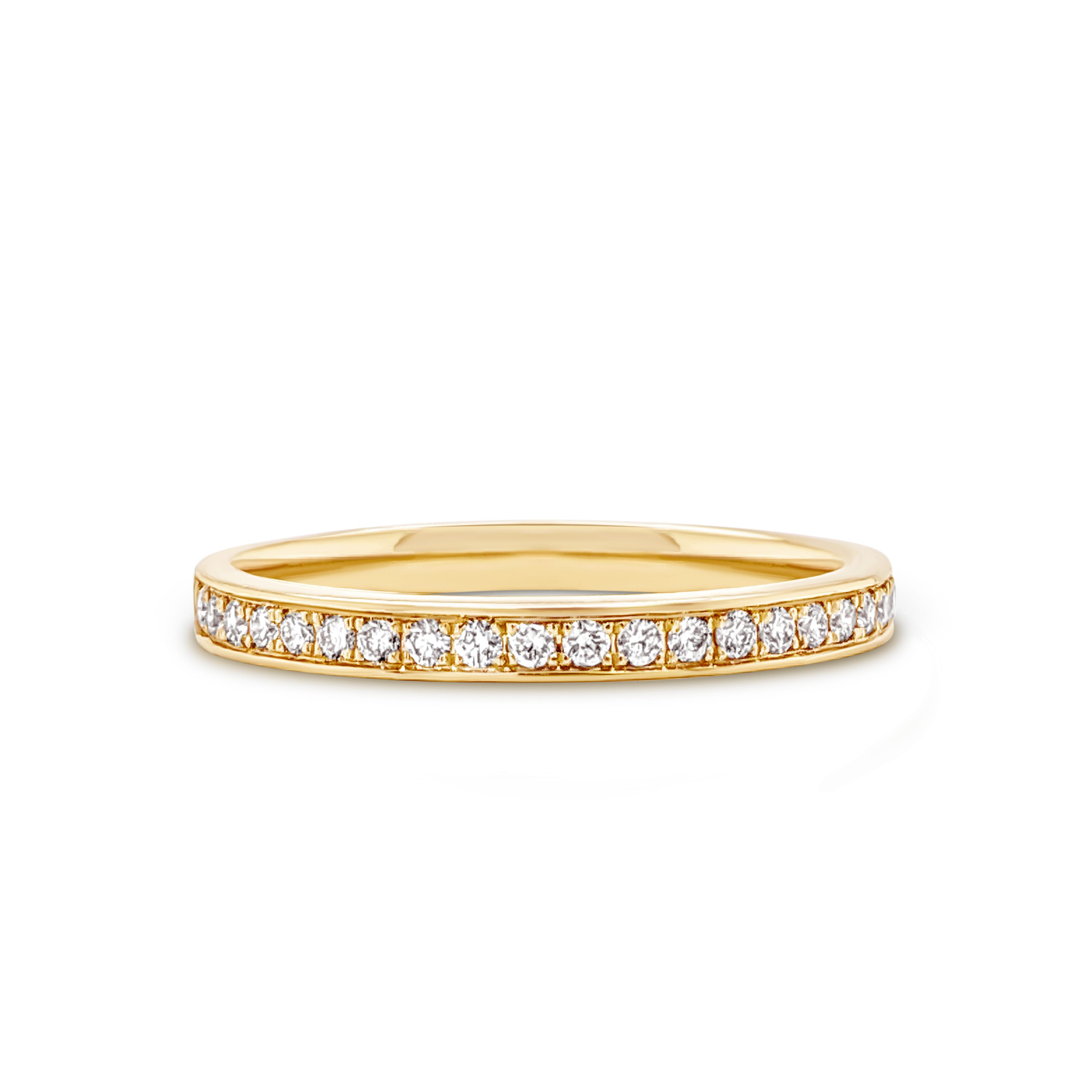 Grain Set Yellow Gold Diamond Wedding Ring – York Jewellers AU